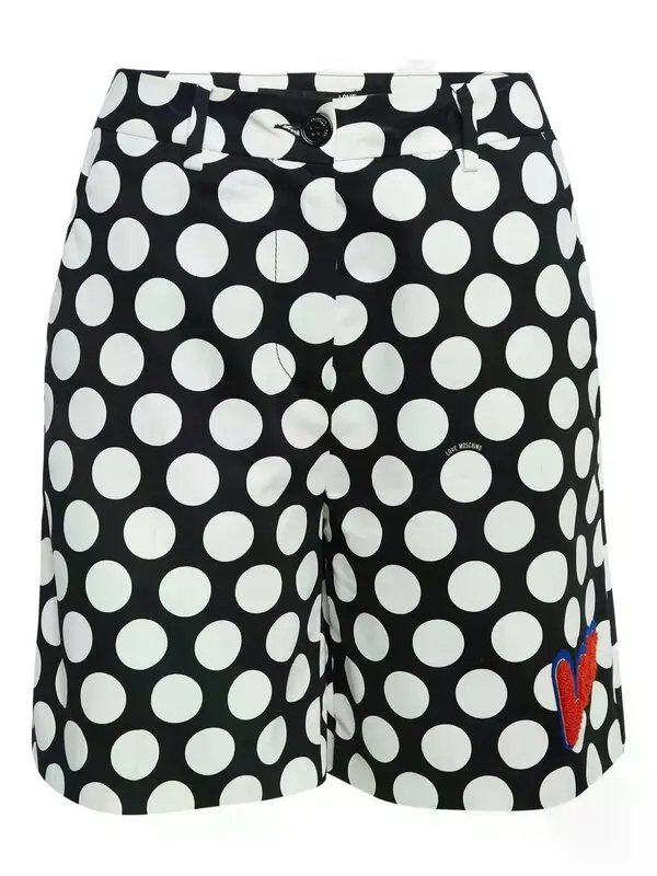 Moschino Polka-dot Shorts - Black
