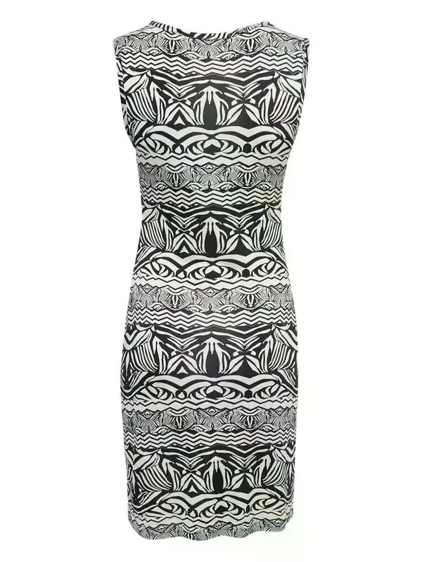 Diane Von Furstenberg Abstract-print Sleeveless Dress