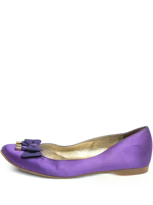 Fendi Satin Ballet Flats