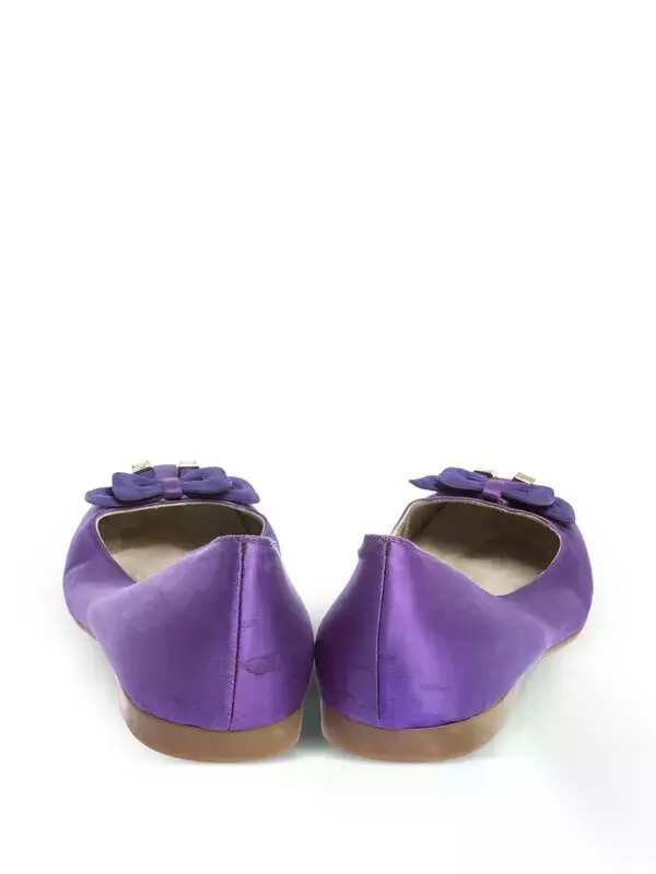 Fendi Satin Ballet Flats