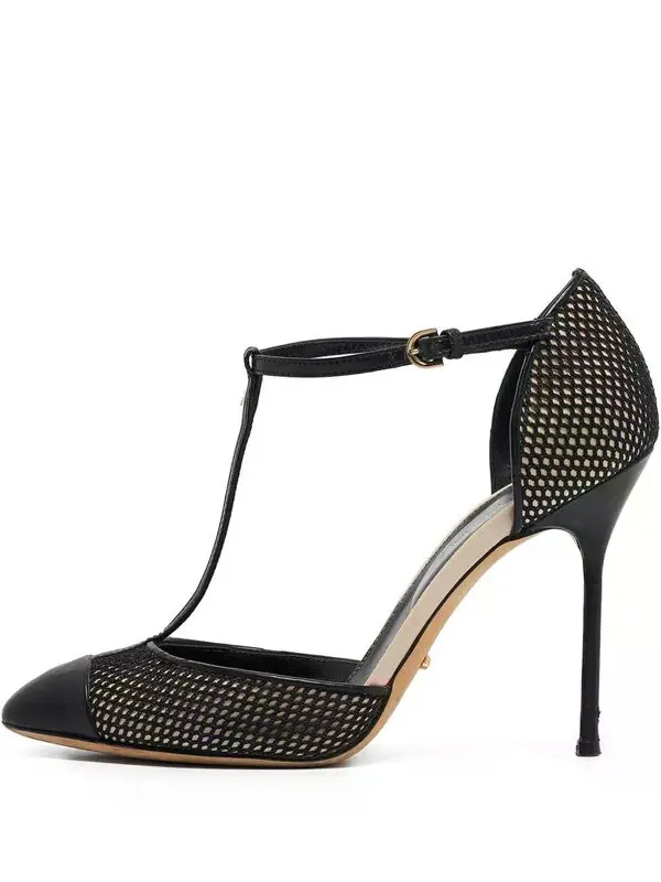 SERGIO ROSSI T-strap Stiletto Pumps