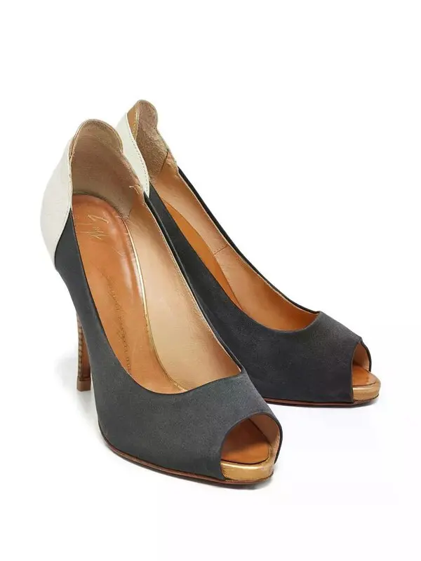 GIUSEPPE ZANOTTI 100mm Peep-toe Pumps