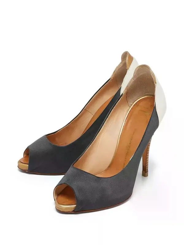 GIUSEPPE ZANOTTI 100mm Peep-toe Pumps