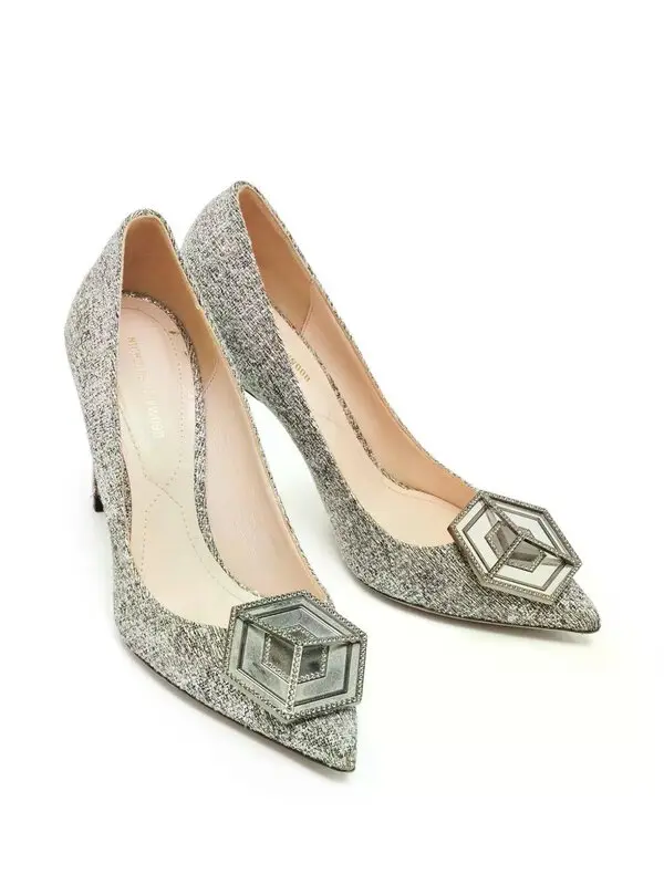 NICHOLAS KIRKWOOD 110mm Textured Pointed-toe Pumps