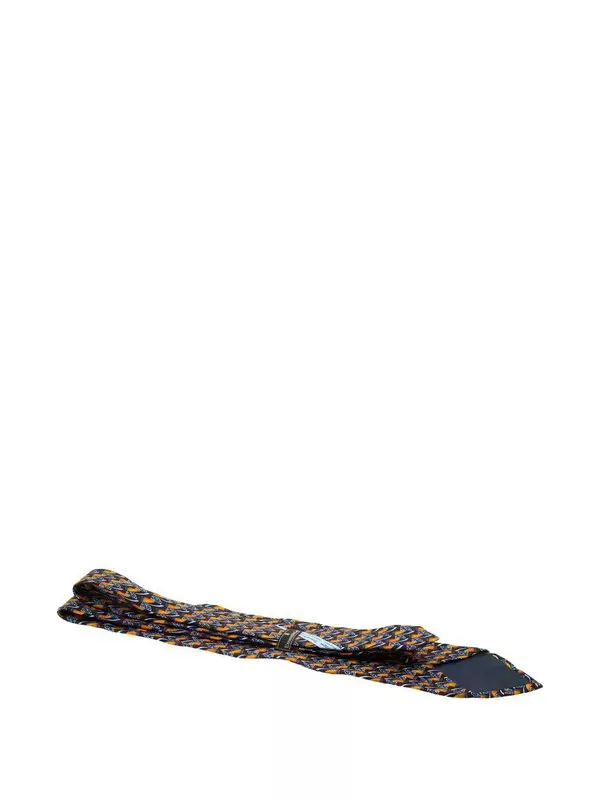 Ermenegildo Zegna Patterned-jacquard Silk Tie