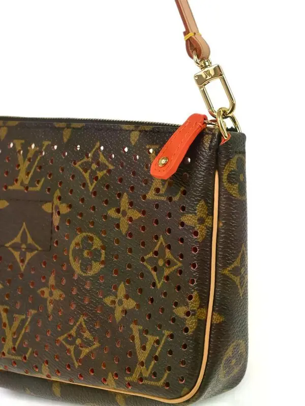 LOUIS VUITTON 2006 Perfo Pochette Accessoires Tote Bag - Brown
