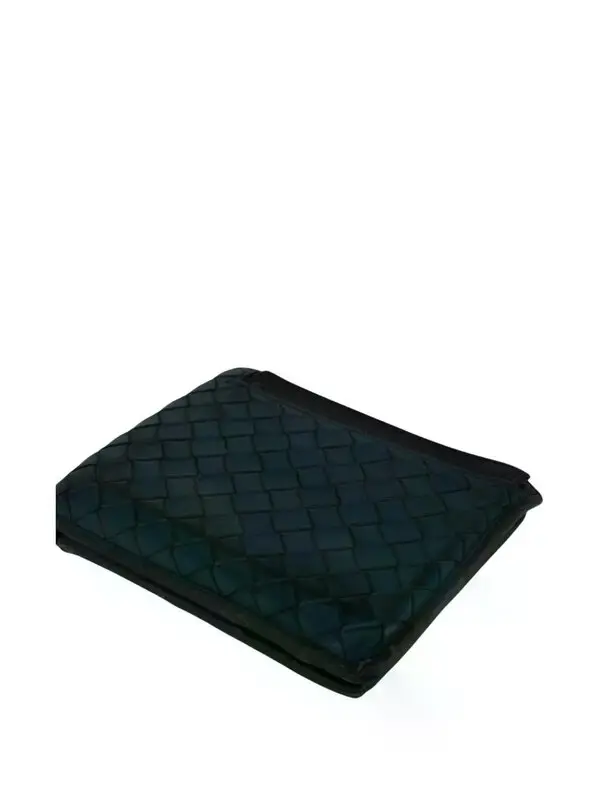Bottega Veneta Intrecciato-leather Wallet - Blue