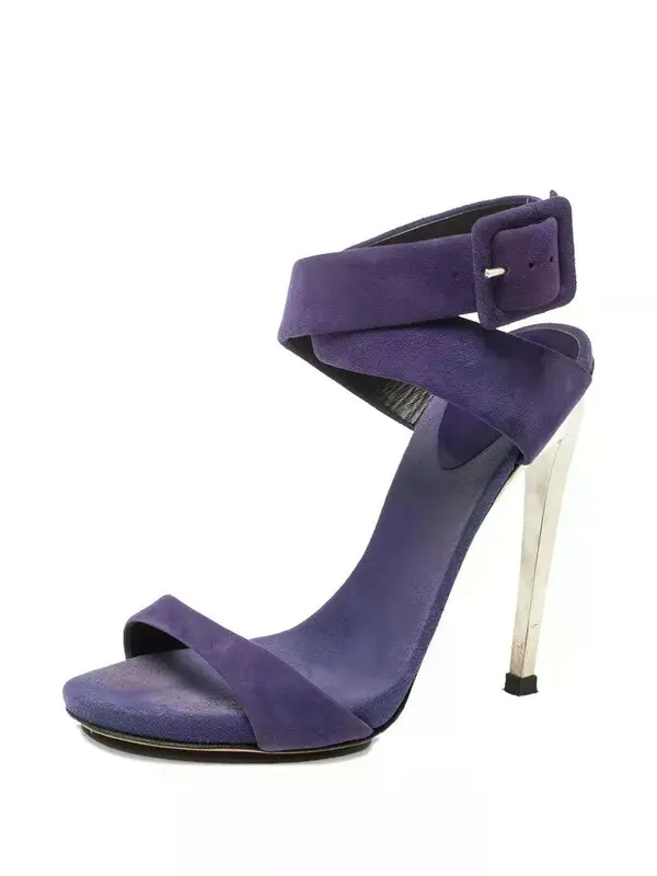 GIUSEPPE ZANOTTI 120mm Suede Heeled Sandals