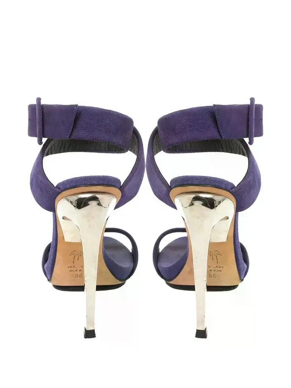 GIUSEPPE ZANOTTI 120mm Suede Heeled Sandals