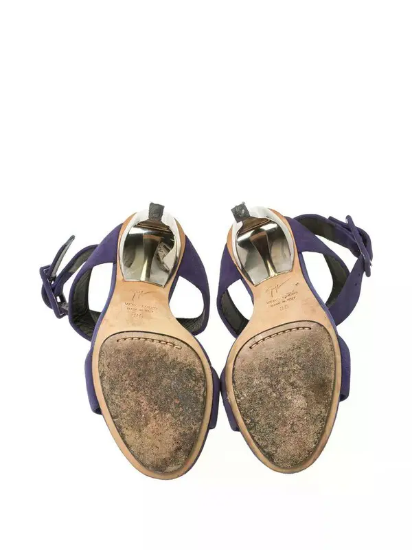 GIUSEPPE ZANOTTI 120mm Suede Heeled Sandals