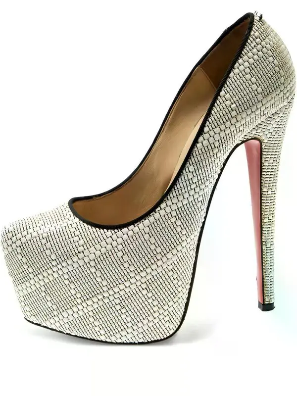 CHRISTIAN LOUBOUTIN 165mm Daffodile Pumps - White