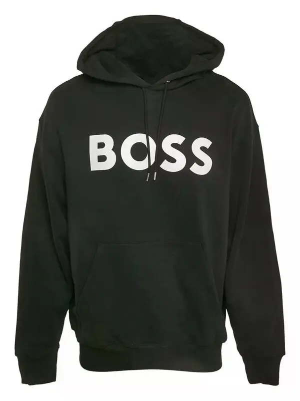 BOSS Logo Cotton Hoodie