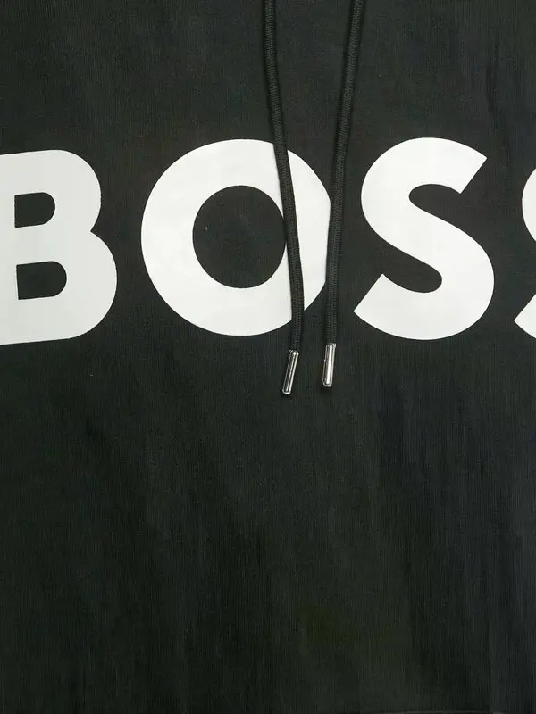 BOSS Logo Cotton Hoodie