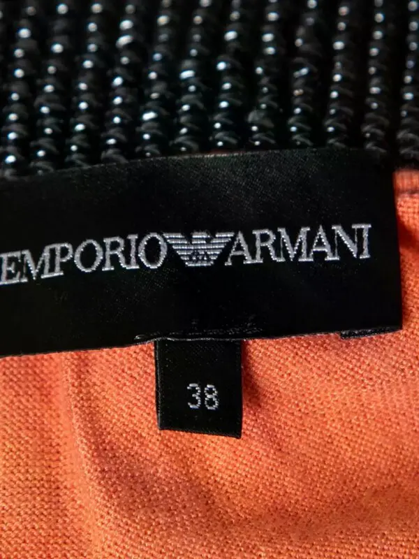 Emporio Armani Beaded-trim Top