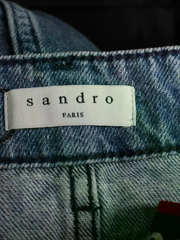 Sandro Fiorina Denim Skirt