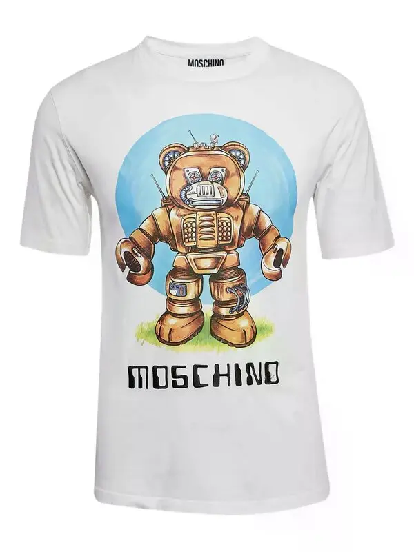 Moschino Robot Bear T-shirt - White