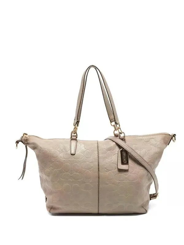COACH VINTAGE Embossed Leather Tote