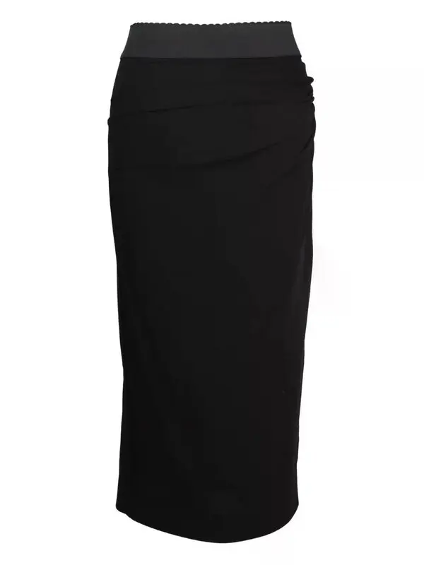 Dolce & Gabbana Wool Midi Skirt