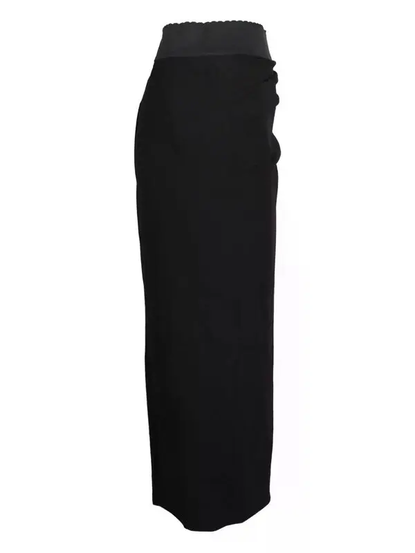 Dolce & Gabbana Wool Midi Skirt