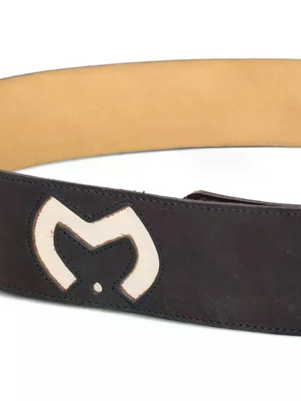 MILA SCHON Leather Sash Belt