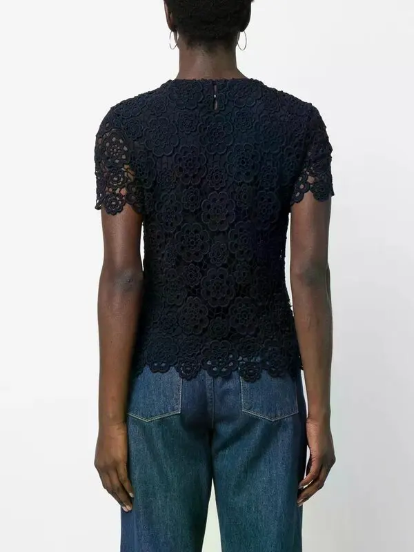 Dior 2010 Lace Round-neck Top