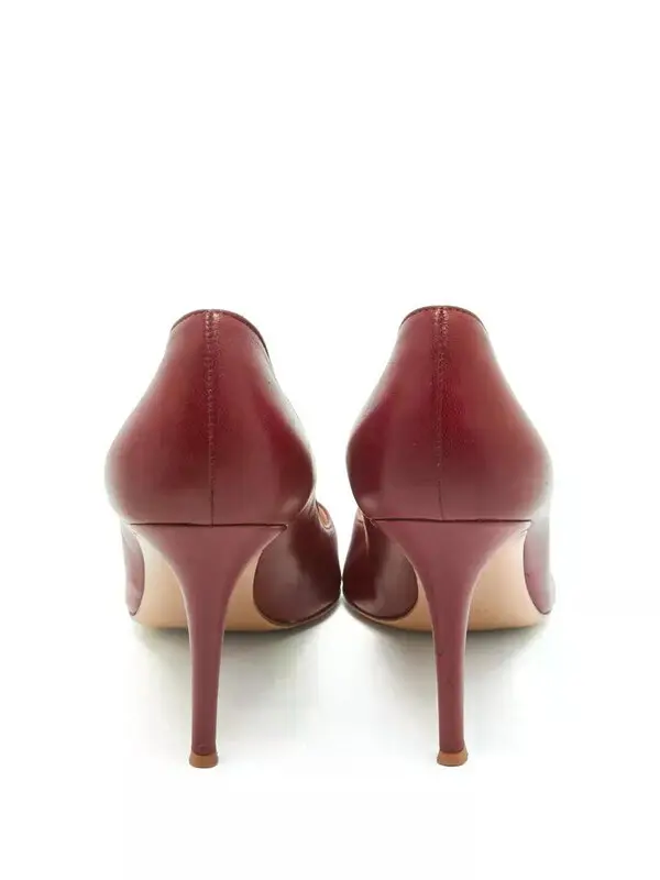 GIANVITO ROSSI 90mm Leather Pumps - Red