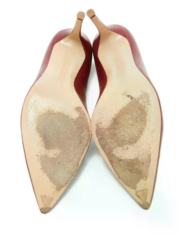GIANVITO ROSSI 90mm Leather Pumps - Red