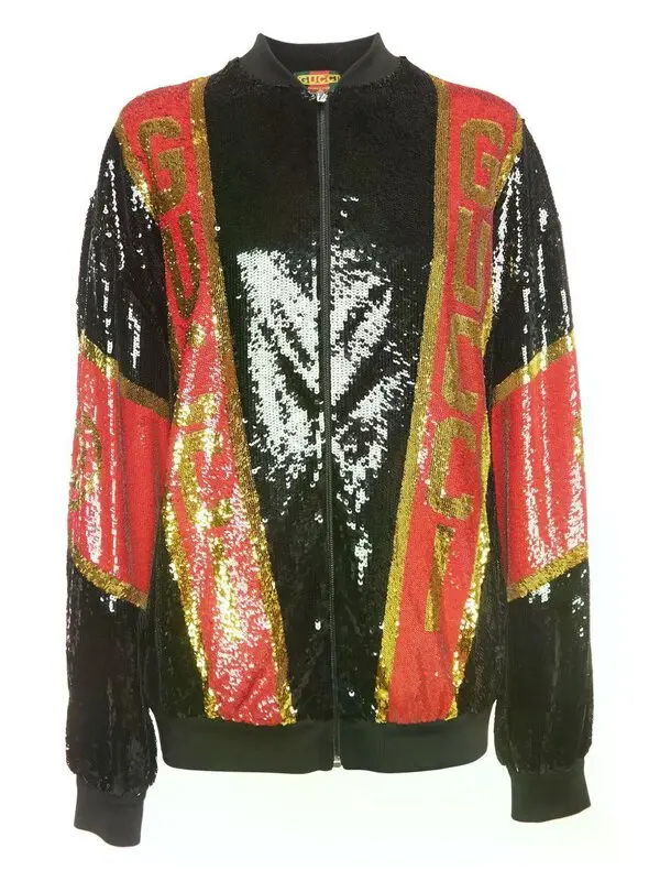 Gucci Sequin-embellished Bomber Jacket