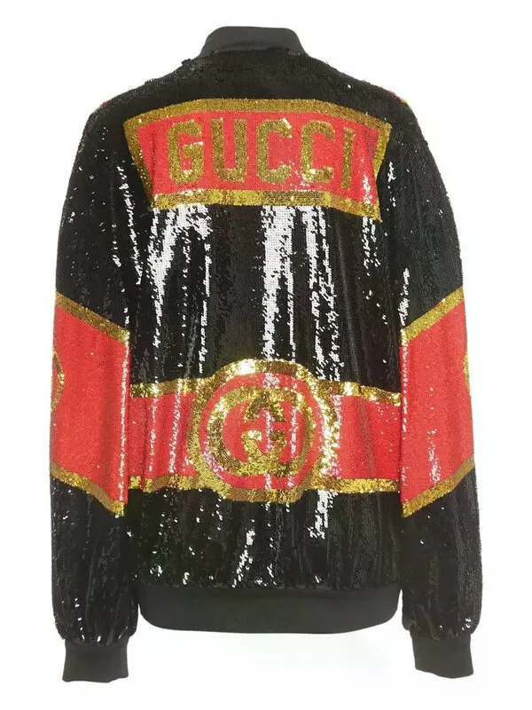 Gucci Sequin-embellished Bomber Jacket