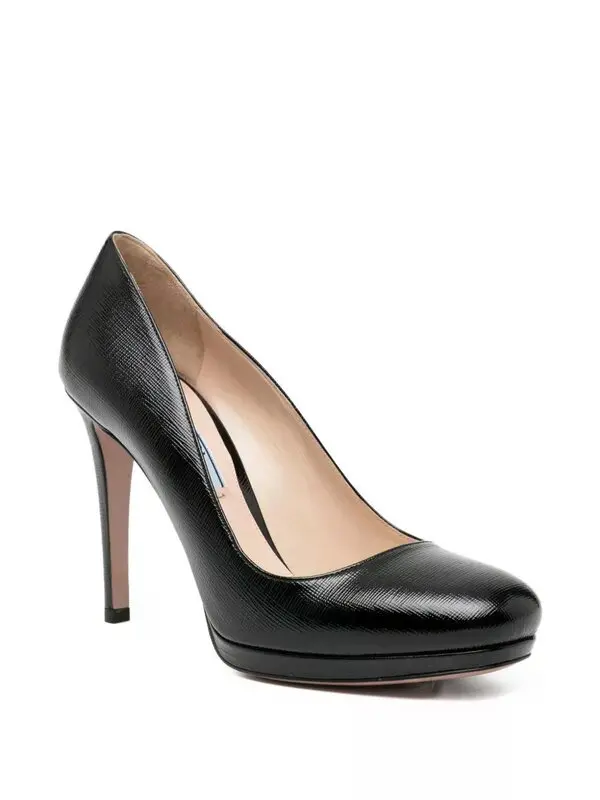 Prada 120mm Saffiano Pumps