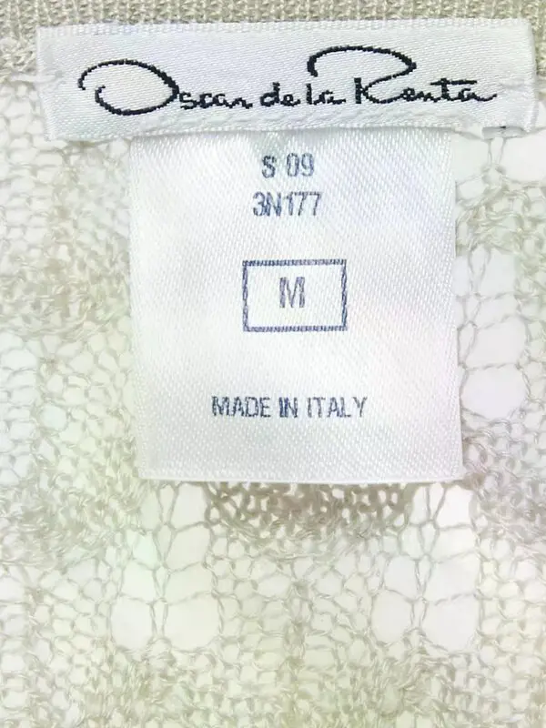 Oscar De La Renta Open-knit Cardigan