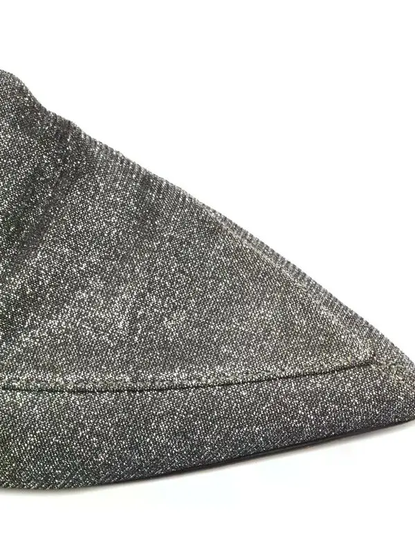 NICHOLAS KIRKWOOD Glitter Pointed-toe Mules - Grey