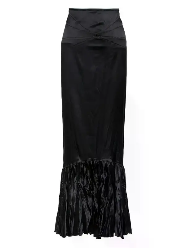 Roberto Cavalli Vintage Pleated Maxi Skirt