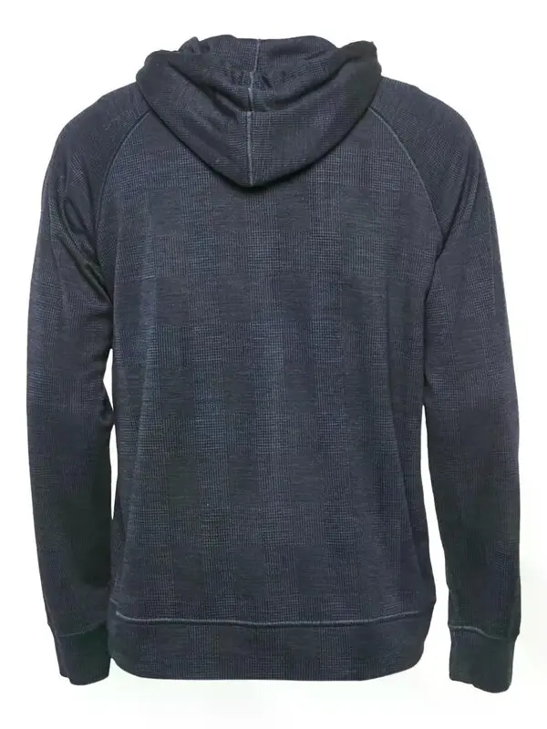 Emporio Armani Checked Hoodie
