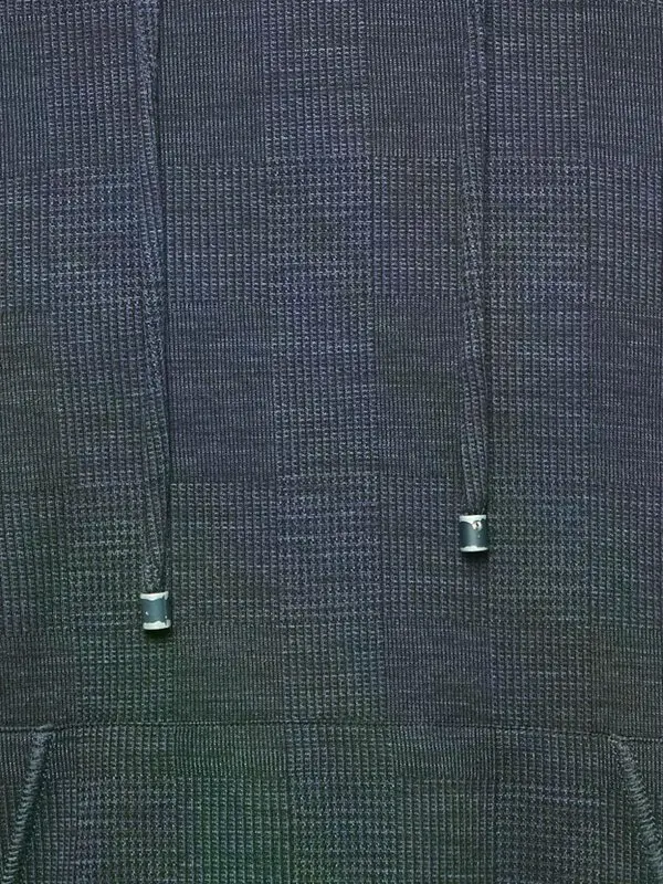 Emporio Armani Checked Hoodie