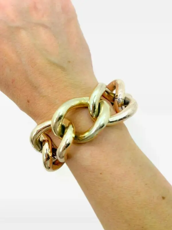 JENNIFER GIBSON JEWELLERY 2000s Chunky-link Toggle Bracelet