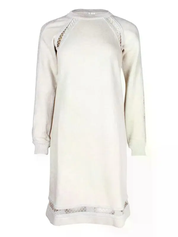 Chloé Vintage Cut-out Sweatshirt Dress