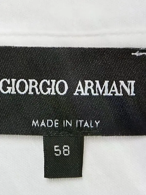 Giorgio Armani Logo-embroidered T-shirt - White
