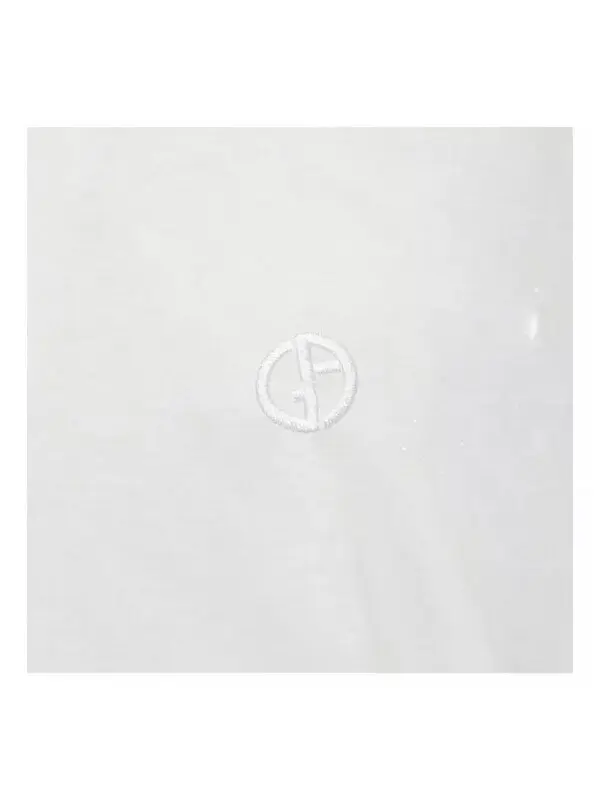 Giorgio Armani Logo-embroidered T-shirt - White