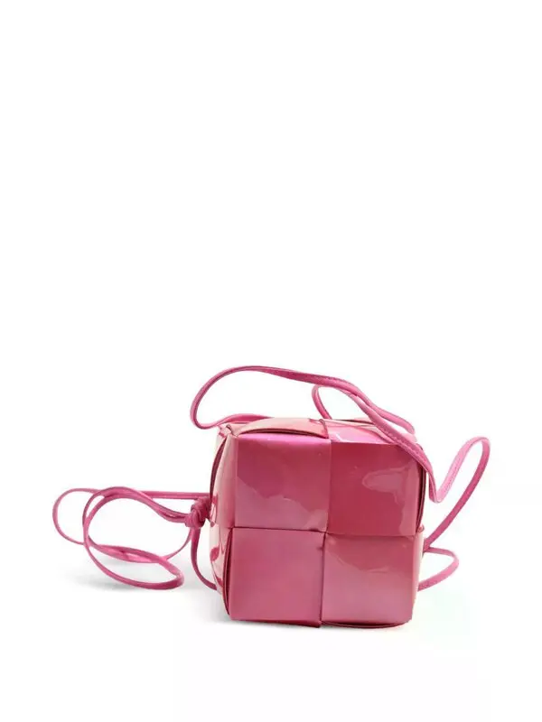 Bottega Veneta Intrecciato Mini Cassette Bucket Bag - Pink