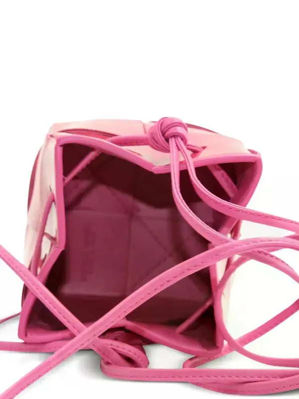 Bottega Veneta Intrecciato Mini Cassette Bucket Bag - Pink