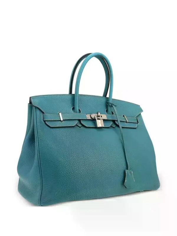 Hermès 2010 Birkin 35 Handbag - Blue