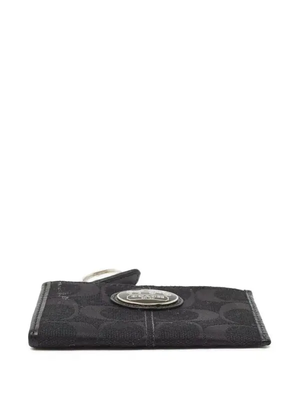 COACH® Monogram-canvas Card Holder