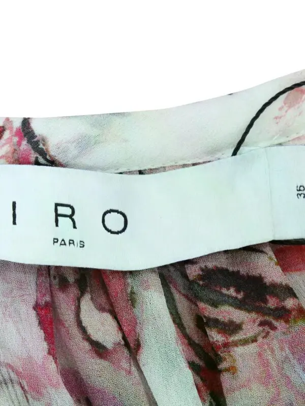 IRO PARIS Floral-print Puff-sleeve Shirt