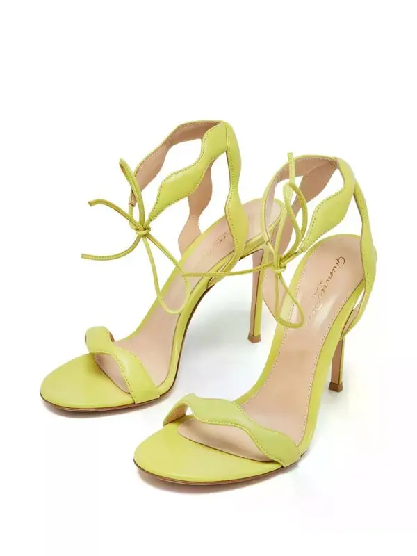 GIANVITO ROSSI 105mm Scalloped Strappy Sandals