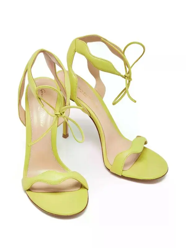 GIANVITO ROSSI 105mm Scalloped Strappy Sandals