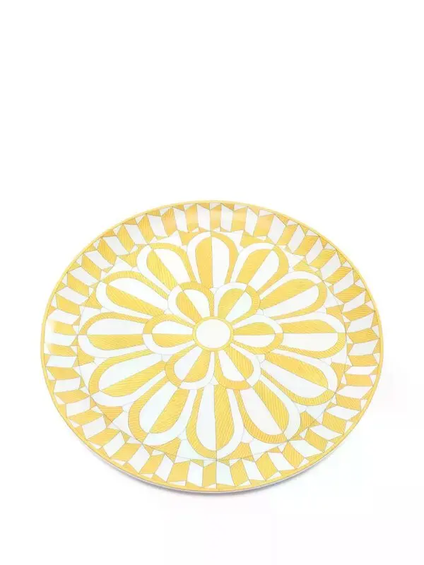 Hermès Soleil D' Tart Platter - Yellow