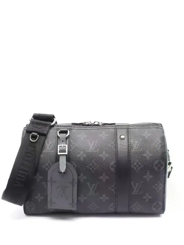 LOUIS VUITTON City Keepall Monogram Eclipse Holdall Bag - Black