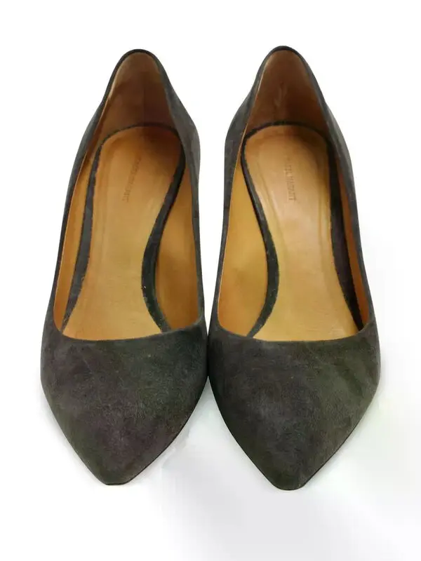ISABEL MARANT VINTAGE Pointed-toe Suede Pumps