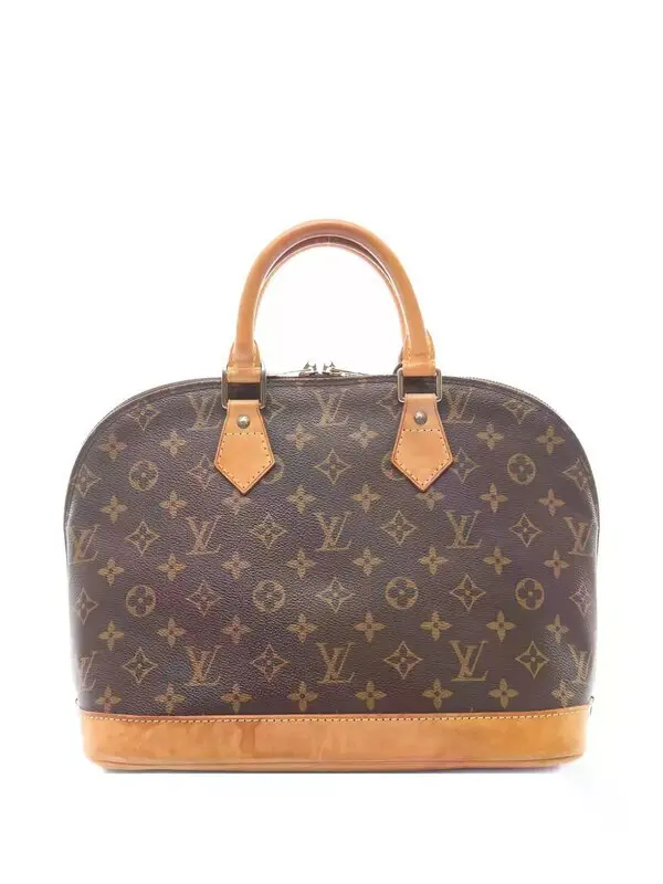 LOUIS VUITTON 1996 Alma Pm Monogram Tote - Brown